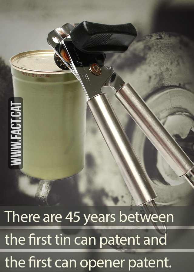 » When was the can opener invented?