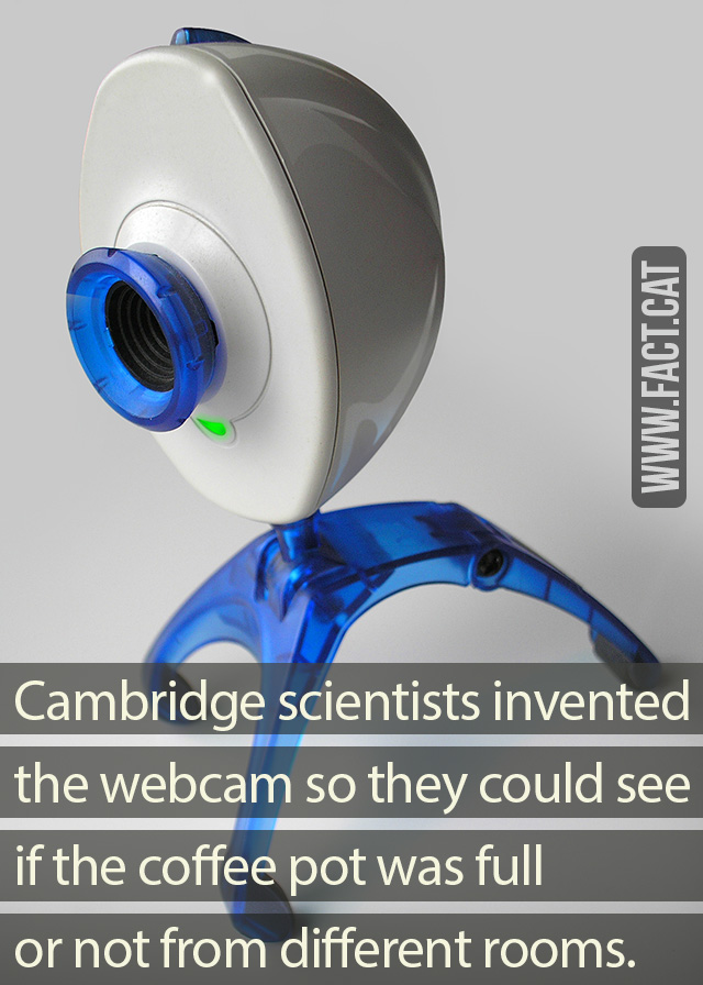 » How was the webcam invented?